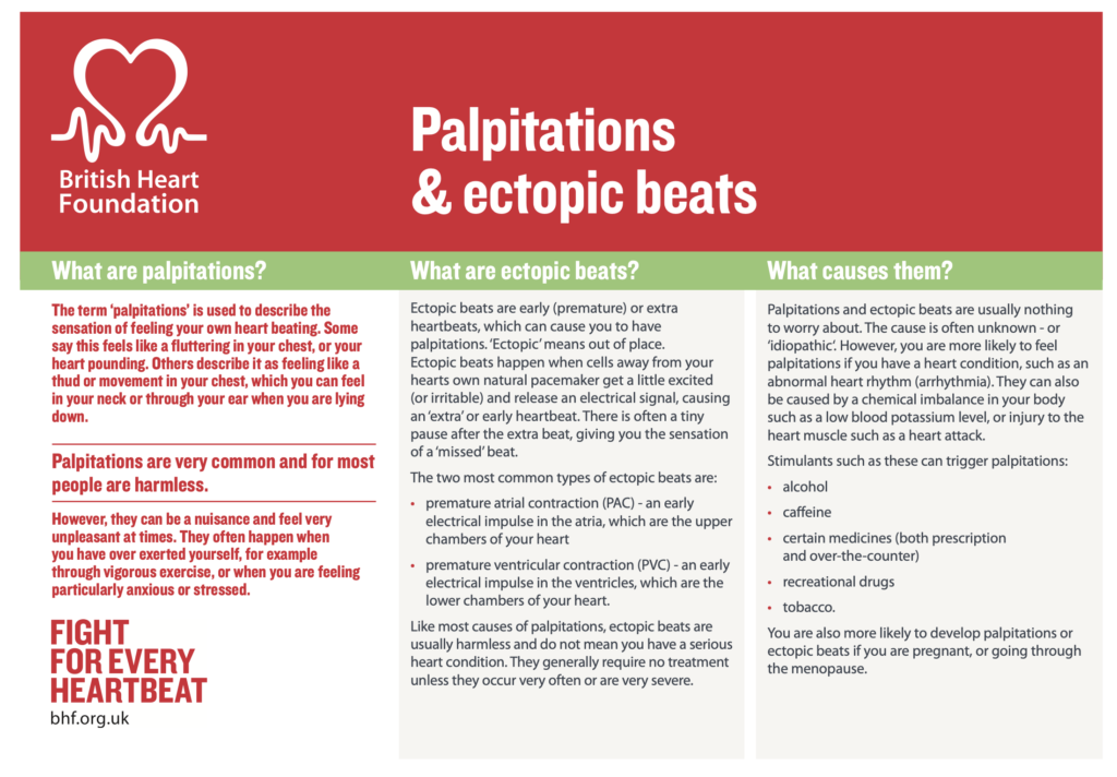 Palpitations and menopause - Menohealth